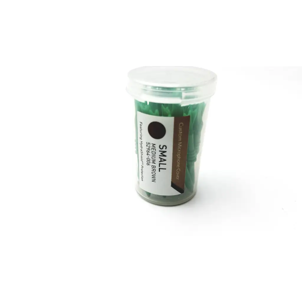 32 count Starkey CUSTOM HEARING AID MEDIUM BROWN Microphone Covers ...