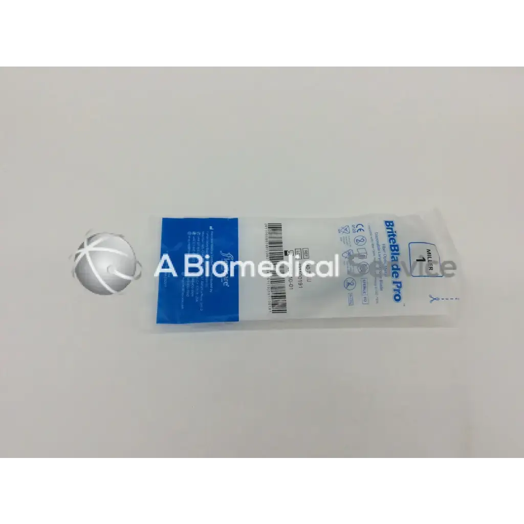 BriteBlade Pro 040-721U Fiber Optic Metal Disposable Laryngoscope Blade ...