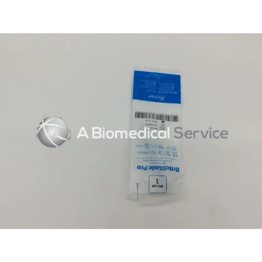 BriteBlade Pro 040-721U Fiber Optic Metal Disposable Laryngoscope Blade ...