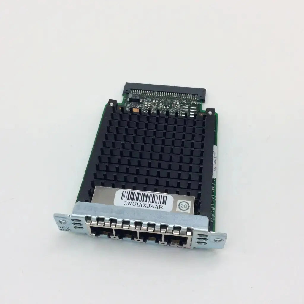 Cisco System 4-Port FXO Voice Fax Interface Card CNUIAXJAAB - A ...