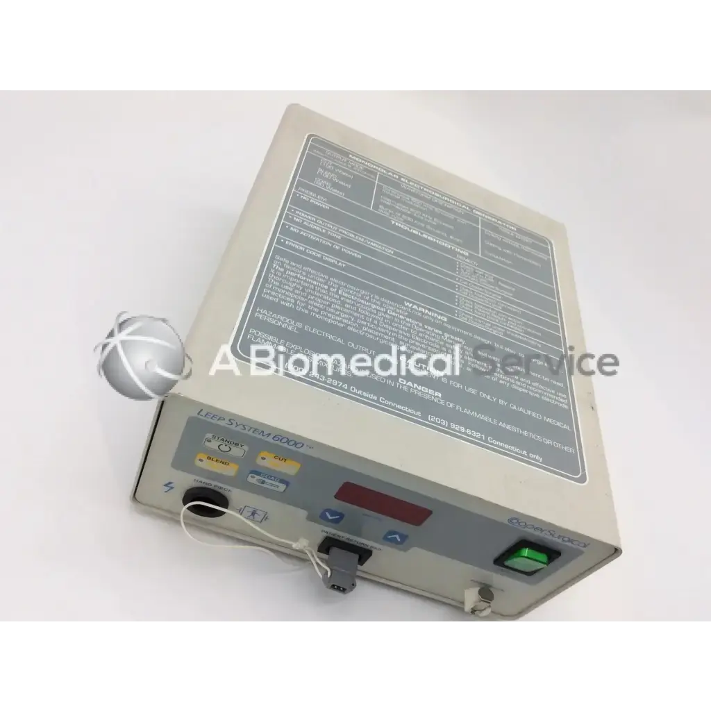 CooperSurgical LEEP System 6000 120V 60 Hz - A Biomedical Service