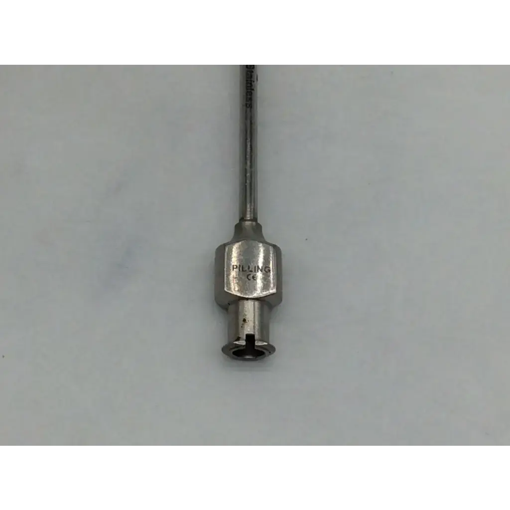 Pilling 507434 830 D3 Abraham Laryngeal Syringe Cannula with Luer Lock ...