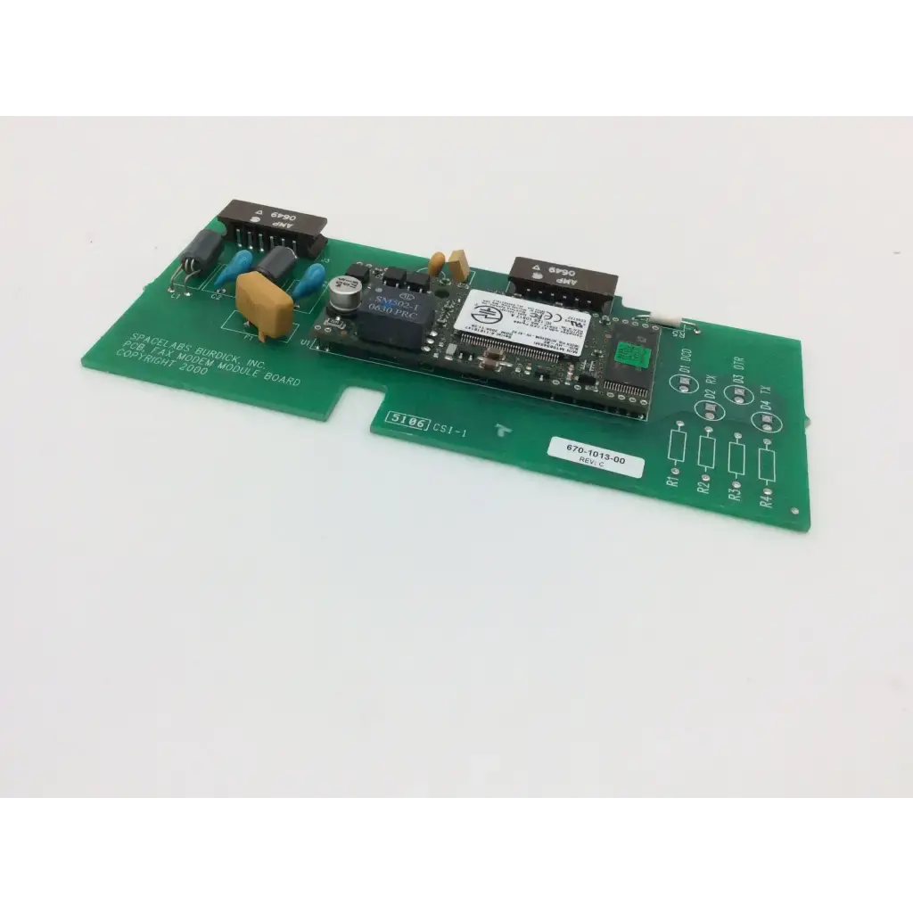 Spacelabs Burdick PCB FAX Modem Module Board 5106 CSI-1 - A Biomedical ...