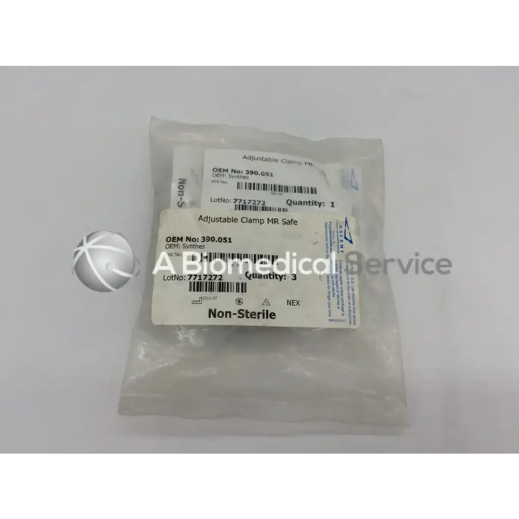 Synthes 390.051 4.0mm Adjustable Clamps for Distal Radius Fixator - A ...