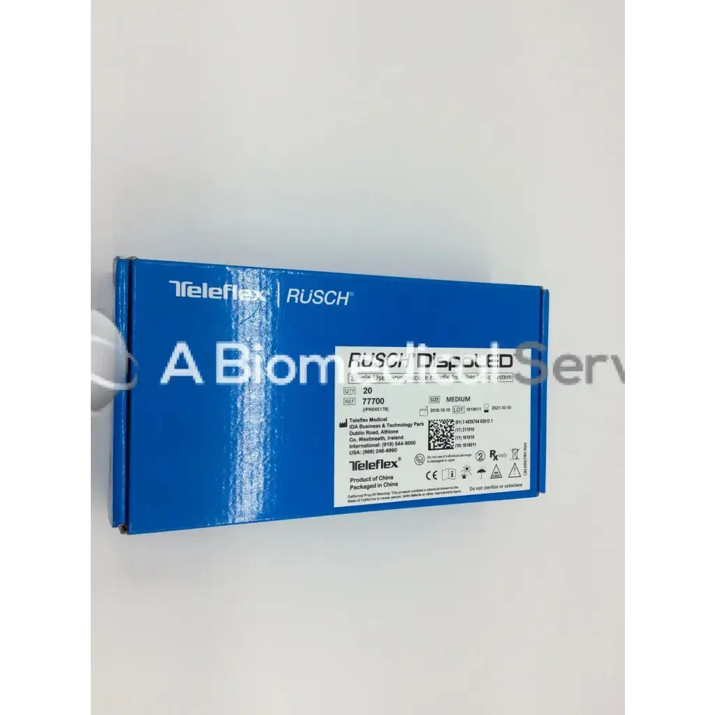 Teleflex Rusch DispoLED Single Laryngoscope Handle Medium 77700 - A ...