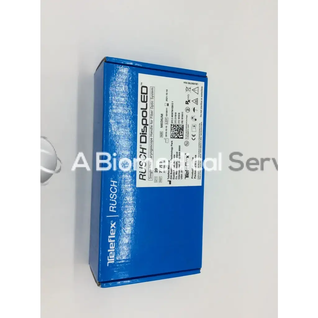 Teleflex Rusch DispoLED Single Laryngoscope Handle Medium 77700 - A ...