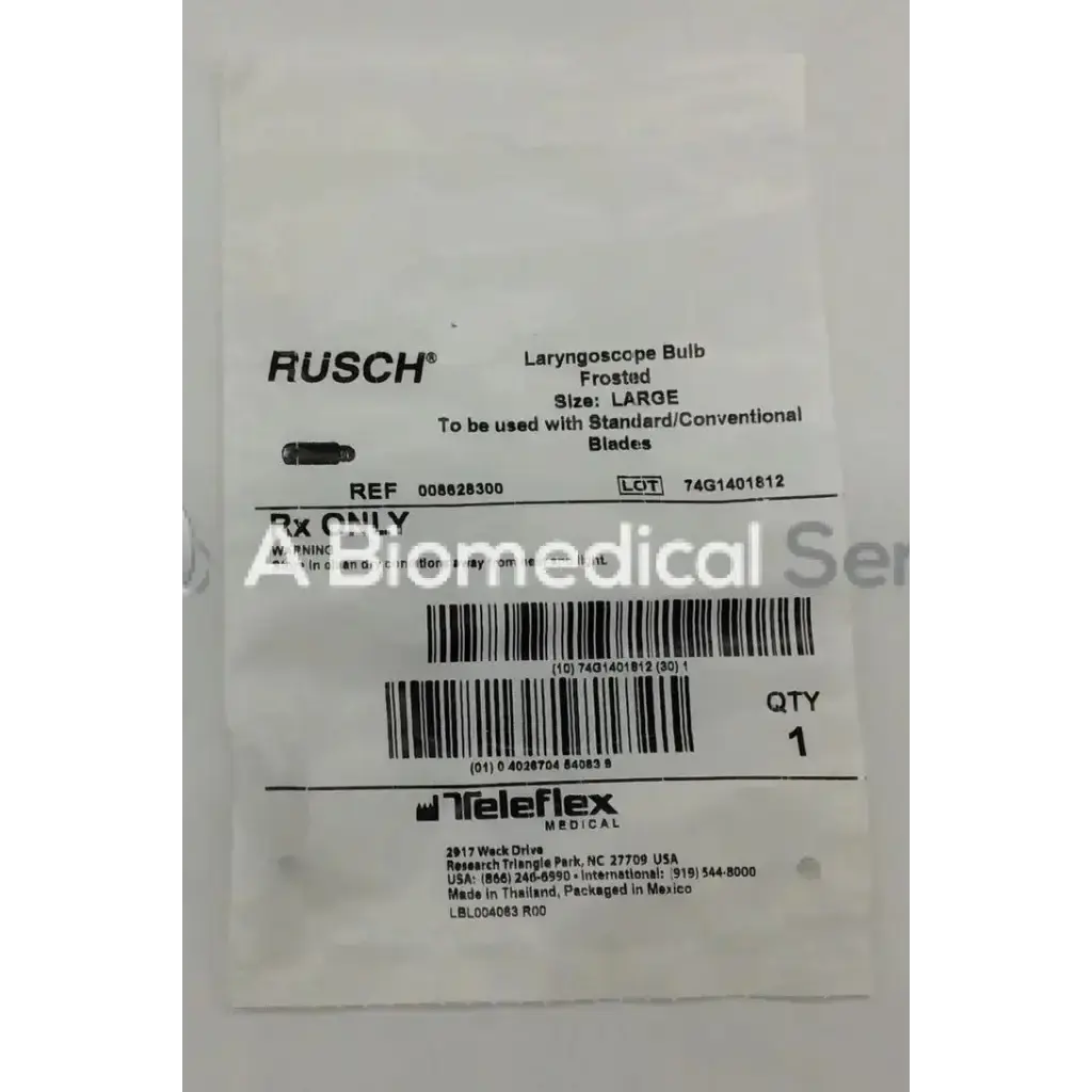 Teleflex Rusch Laryngoscope Bulb 006628300 Large - A Biomedical Service