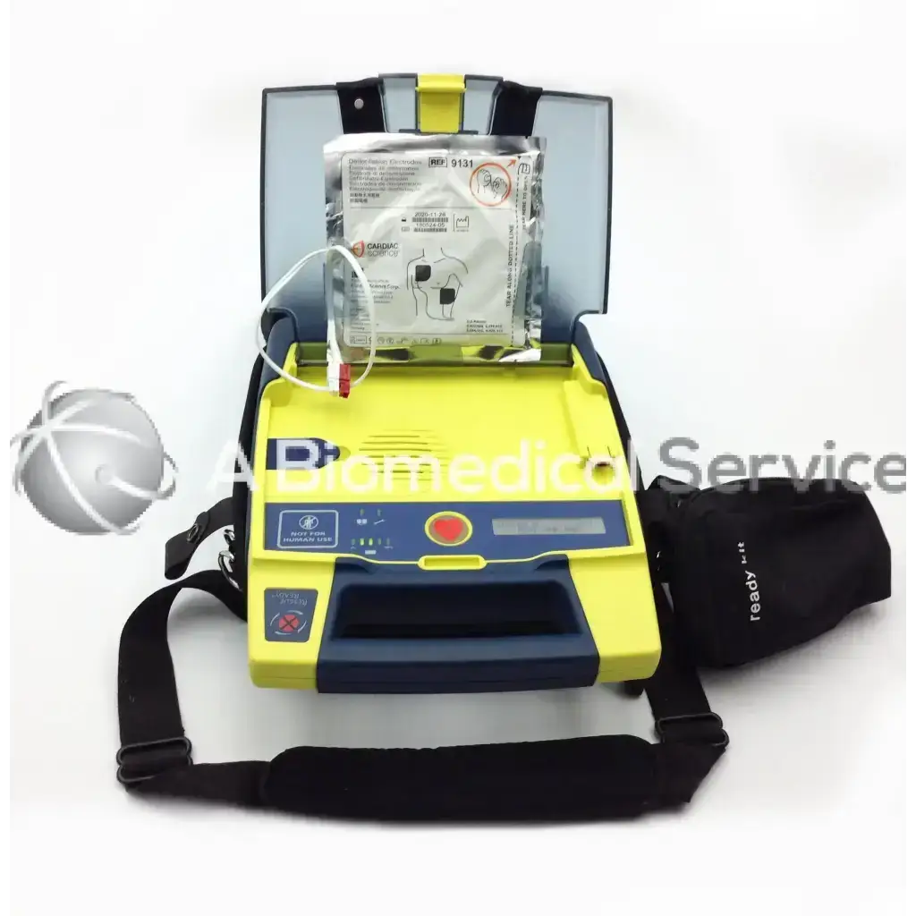 Cardiac Science AED Power Heart G3 w/ Carry Case Pad and Battery - A ...