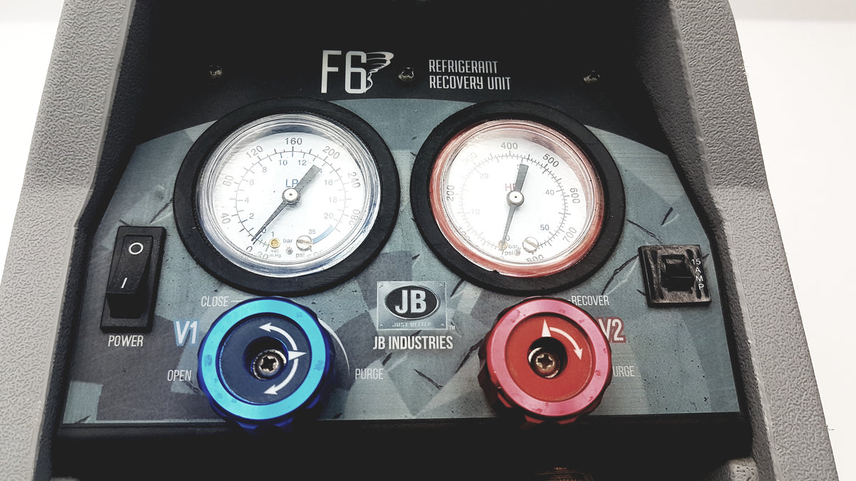 JB Industries F6-DP Piston Refrigerant Recovery Unit – A Biomedical Service