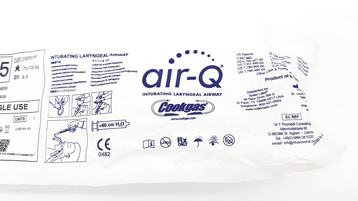 Air-Qsp Intubating Laryngeal Airway Cookgas – A Biomedical Service