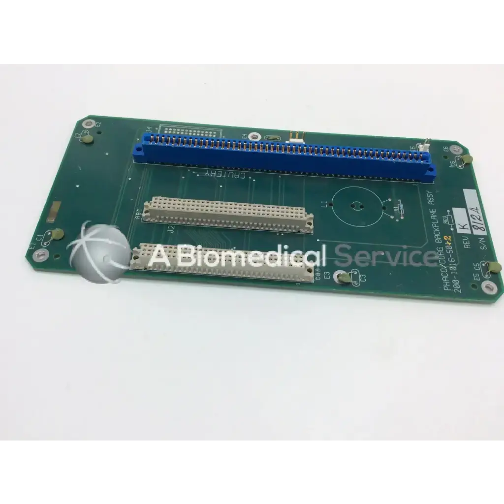 Alcon Accurus 200-1016-5012 Rev T Phaco Coag Backplane Assembly Board ...