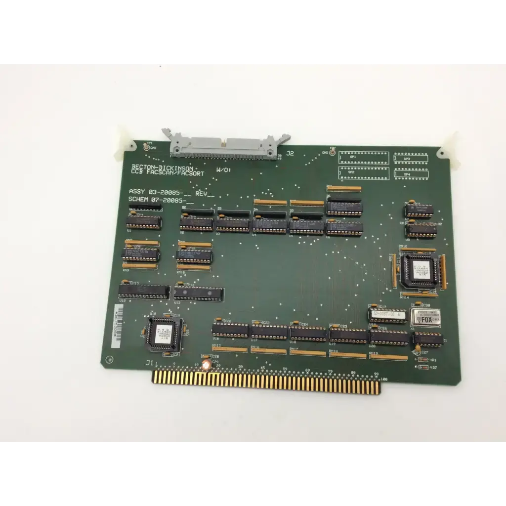 Becton Dickinson Assy 03-20085 Schem 07-20085 CCB Facscan/Facsort Card ...