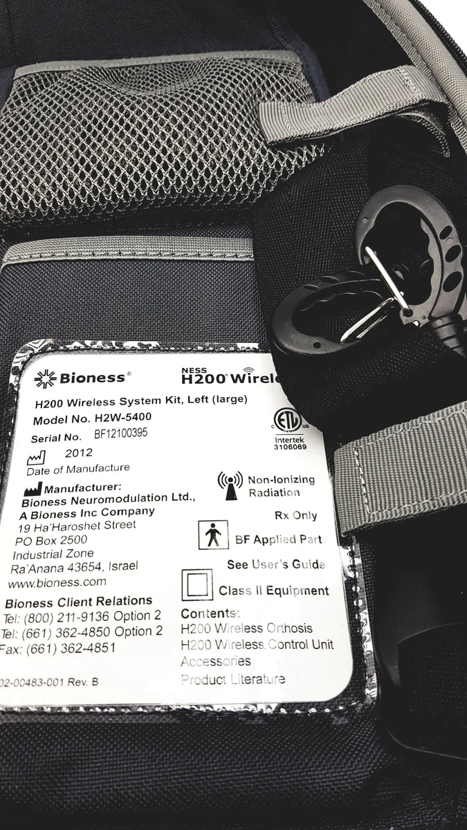 Bioness Ness H200 Wireless Rehabilitation Muscle Stimulator System H2W ...