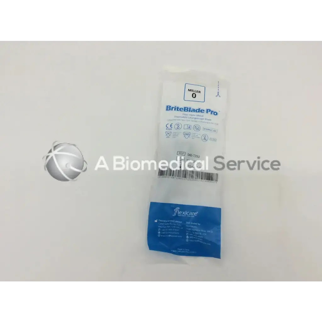 Flexicare BriteBlade Pro 040-720U Fiber Optic Metal Disposable ...