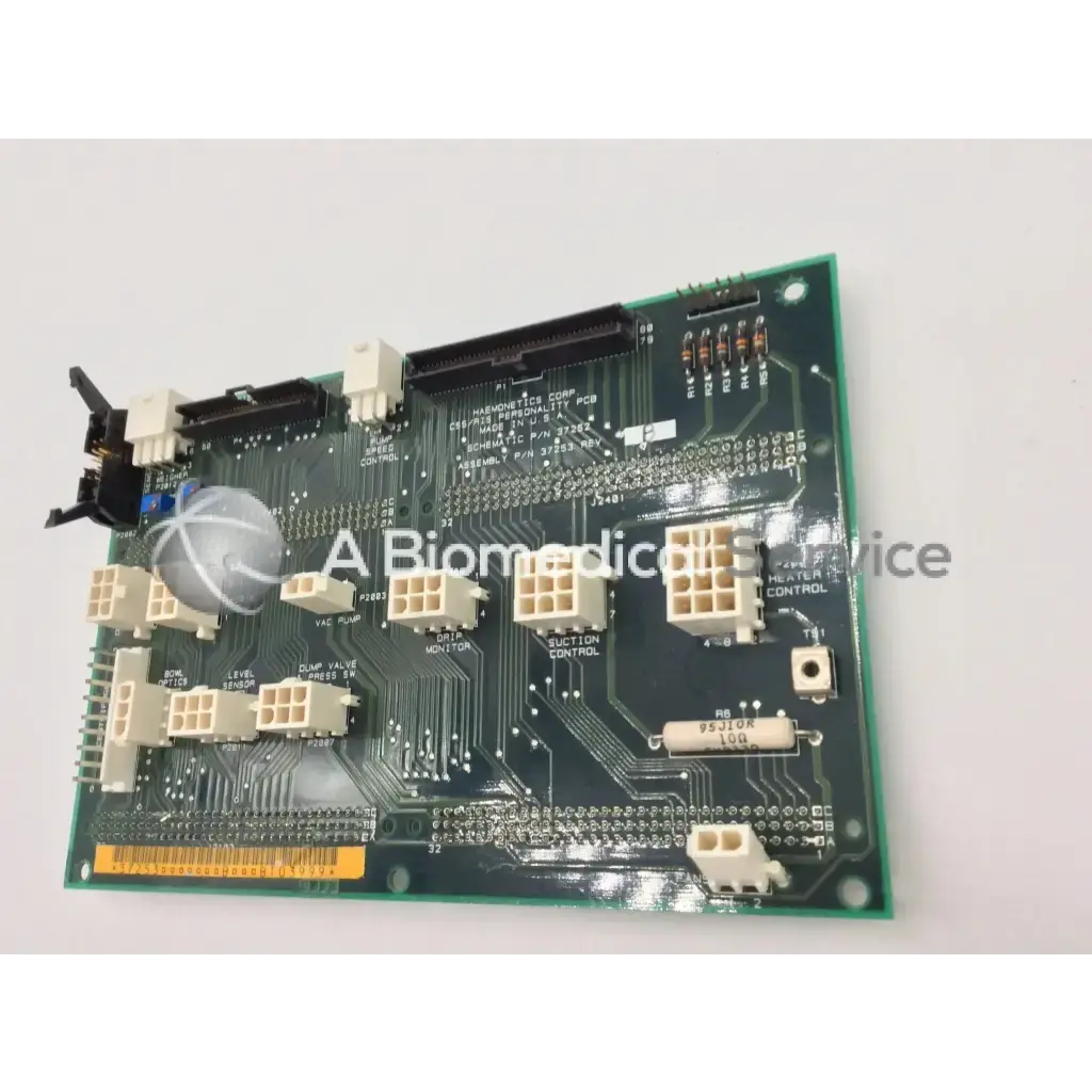 Haemonetics Corp. Assembly P/N: 37253 REV B - A Biomedical Service