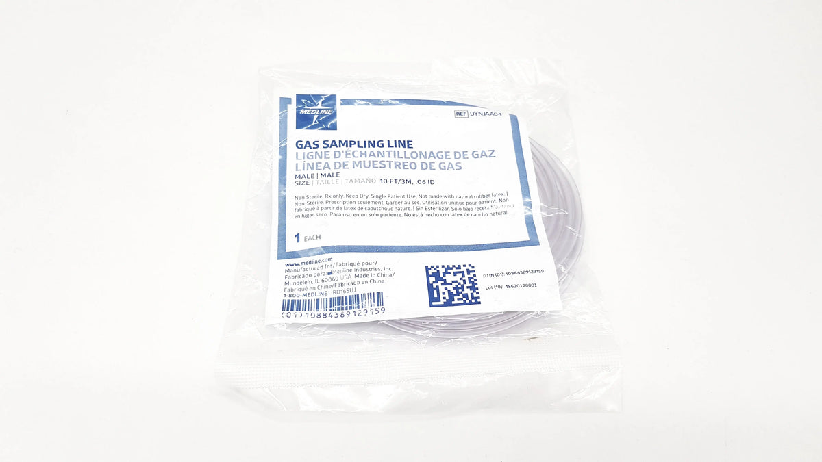 Medline Gas Sampling Line 10' x 0.06mm Male Connectors DYNJAA04 – A ...