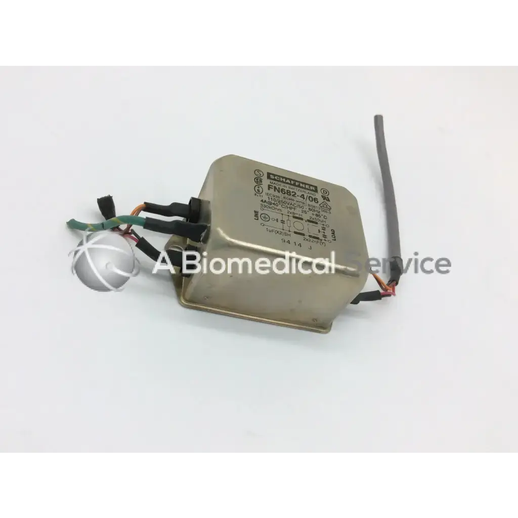 Schaffner EMC Power Line Filter 0Hz to 400Hz 4A 250VAC - A Biomedical ...